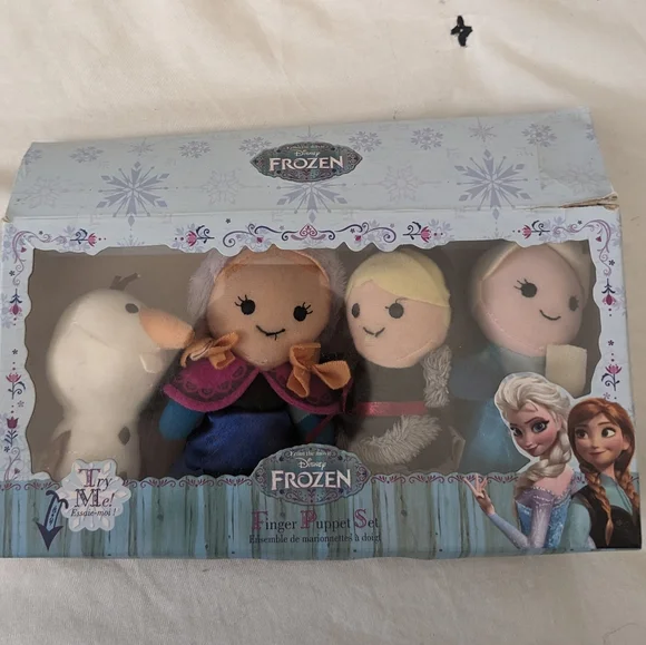 Frozen Finger Puppets Disney Mickey Mouse And Friends Bath Finger